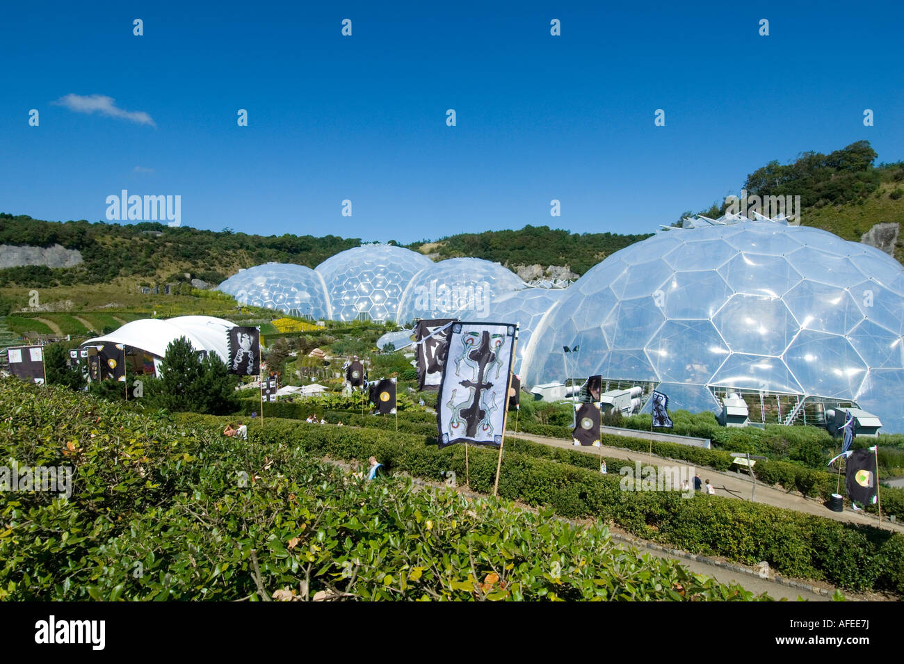 Eden Project Cornwall Stock Photo - Alamy