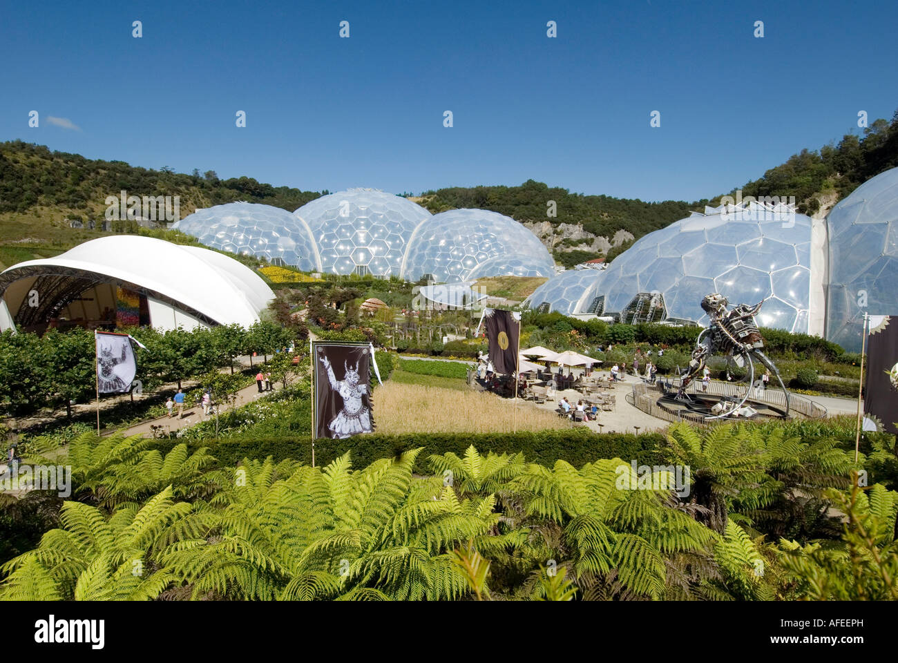 Eden Project Cornwall Stock Photo - Alamy
