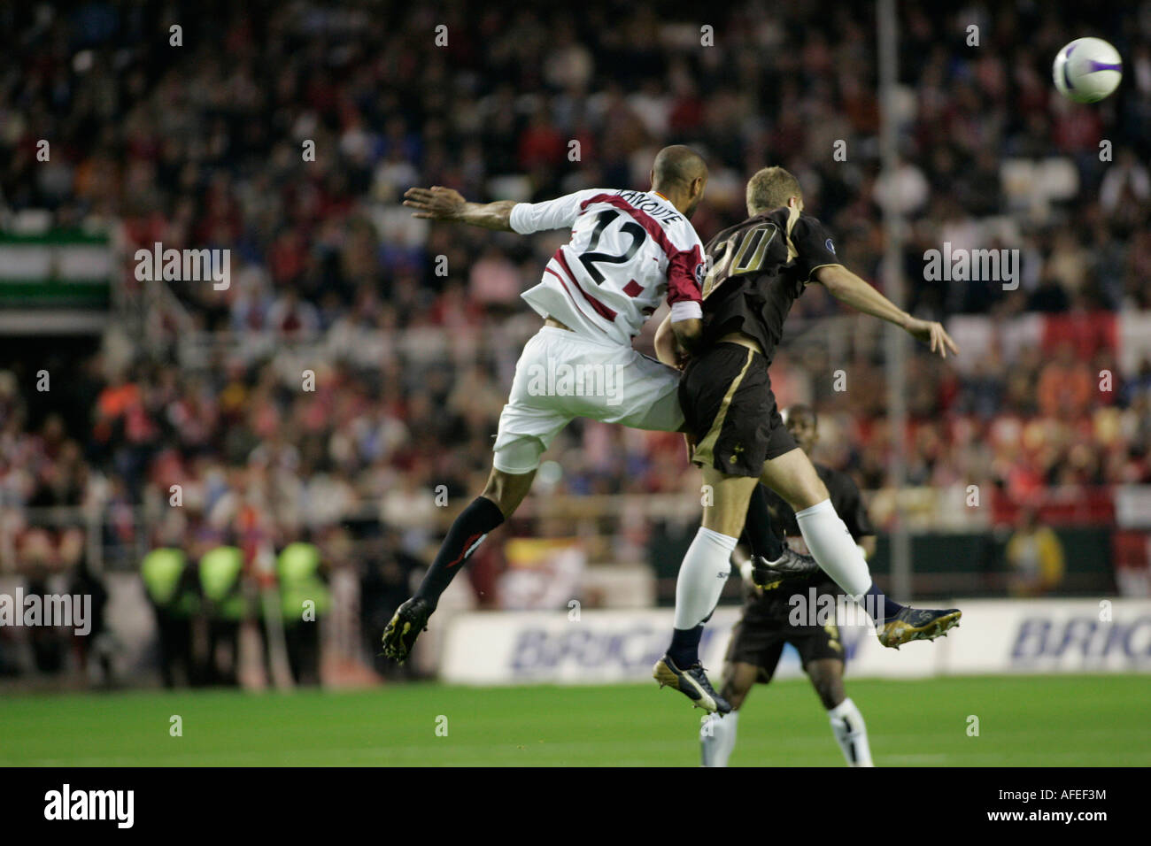 Kanoute and Dawson Stock Photo - Alamy