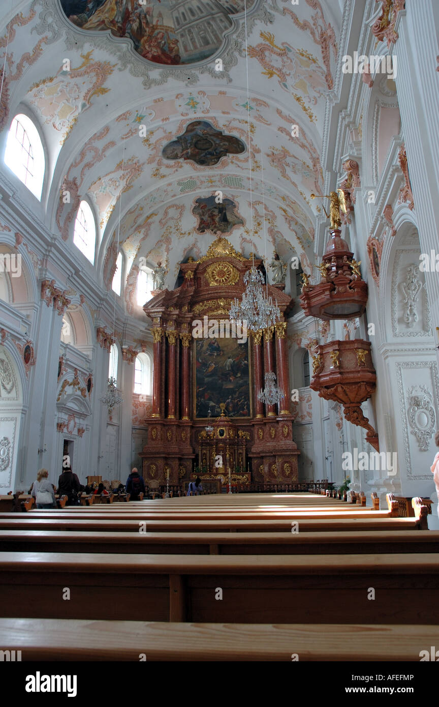 Jesuit Church, Lucerne, Switzerland Stock Photo - Alamy