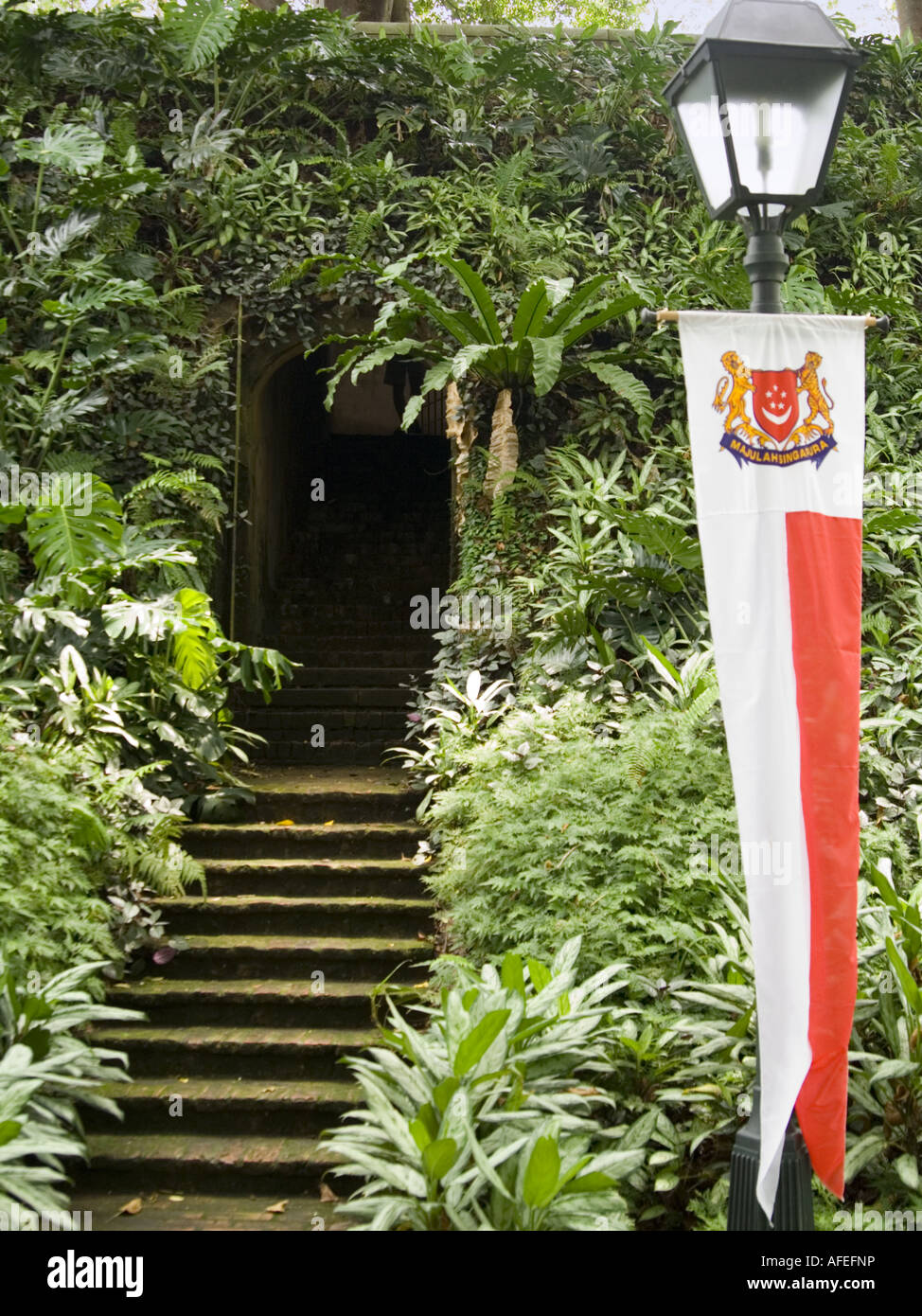Sally port Fort Canning Stock Photo - Alamy