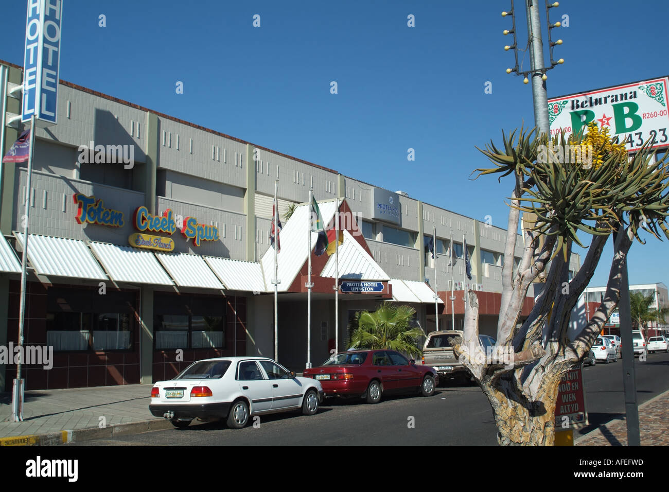Upington northern Cape South Africa RSA. Town centre. Protea Hotel ...