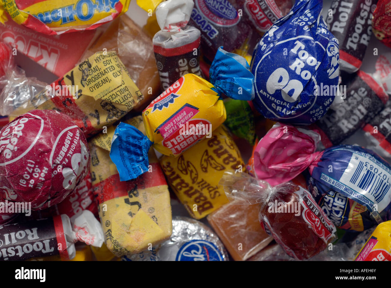 Old fashioned peppermint chocolate candies hi-res stock photography and ...