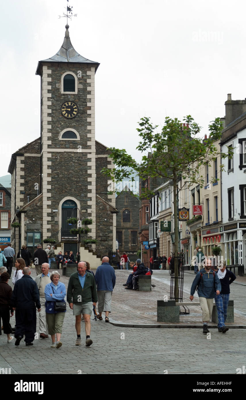 Keswick town center lake district hi-res stock photography and images ...