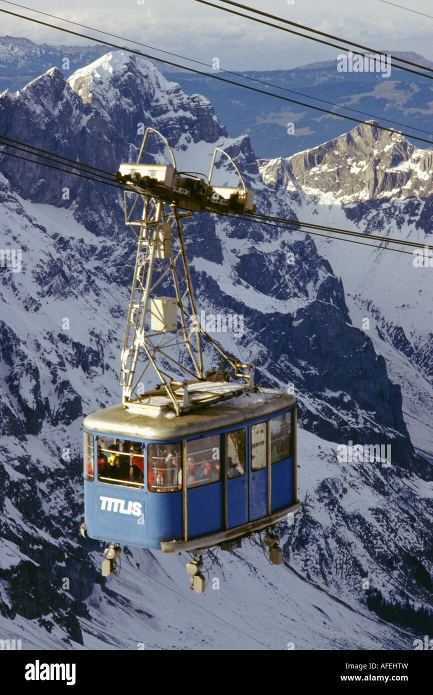 Cable car, Engelberg, Switzerland Stock Photo - Alamy