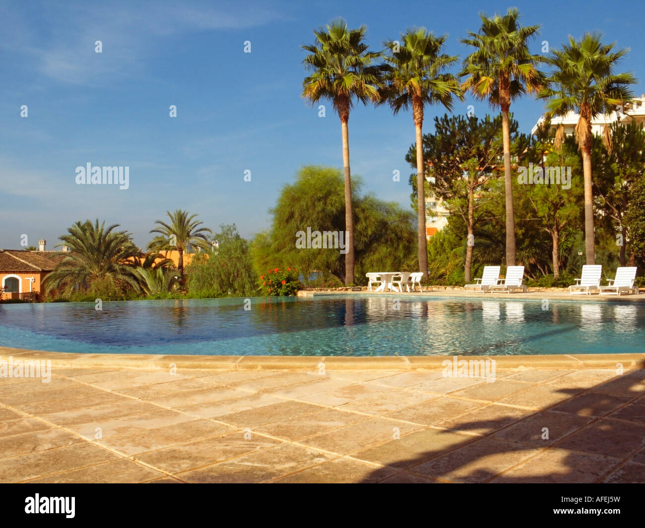 Puerto Portals Luxury swimming pool and bathing area adjoining ...