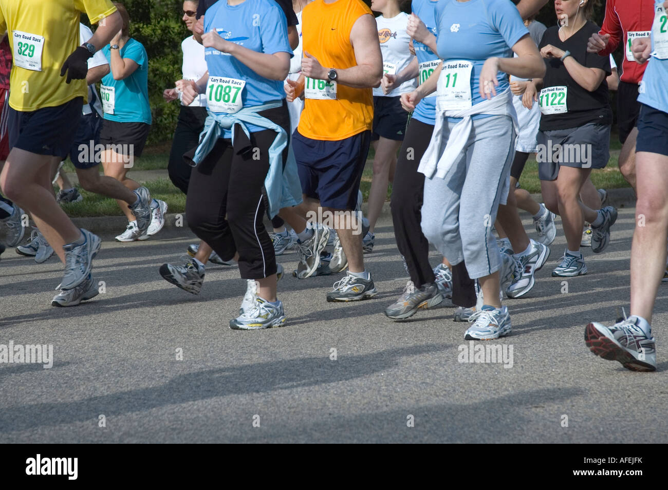Many people running in a road race Stock Photo - Alamy
