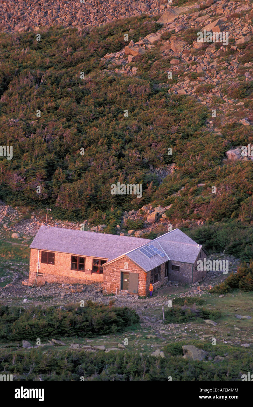 Mount Madison AMC hut, summer evening, White Mountain National Forest ...