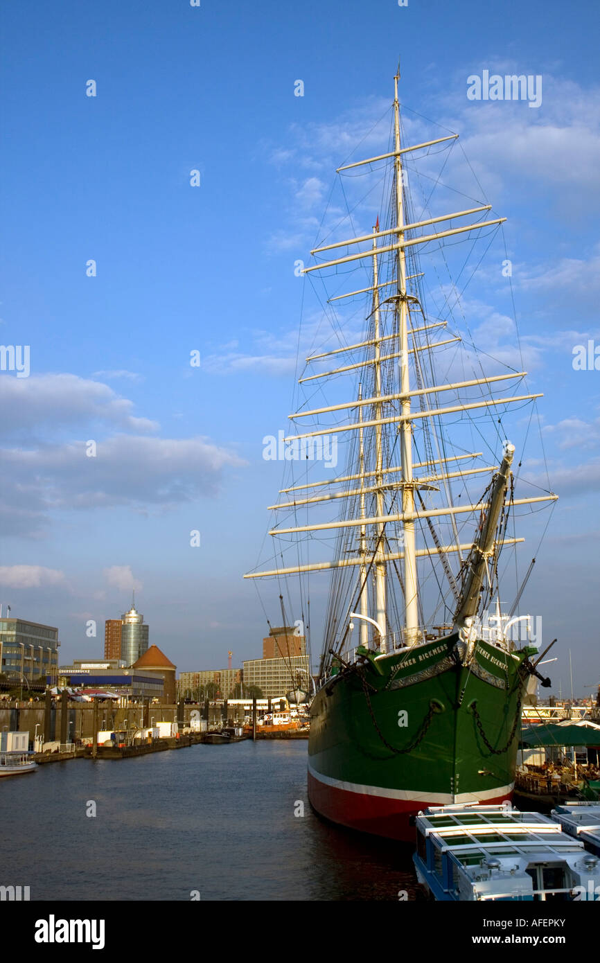 Museum Sailing Ship Rickmer Rickmers Stock Photo - Alamy