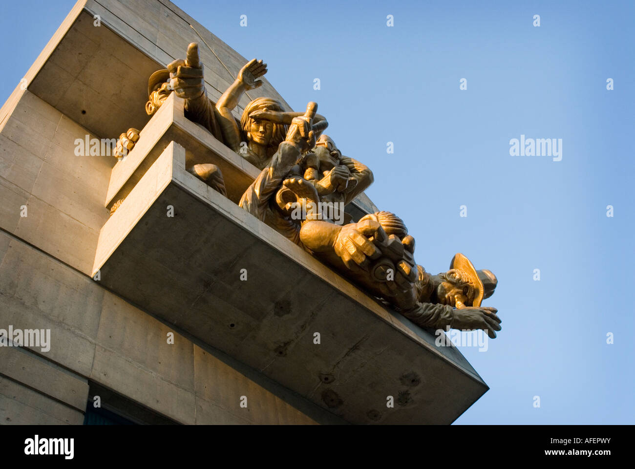 Statue on the Sky Dome baseball stadium Toronto Canada Stock Photo - Alamy