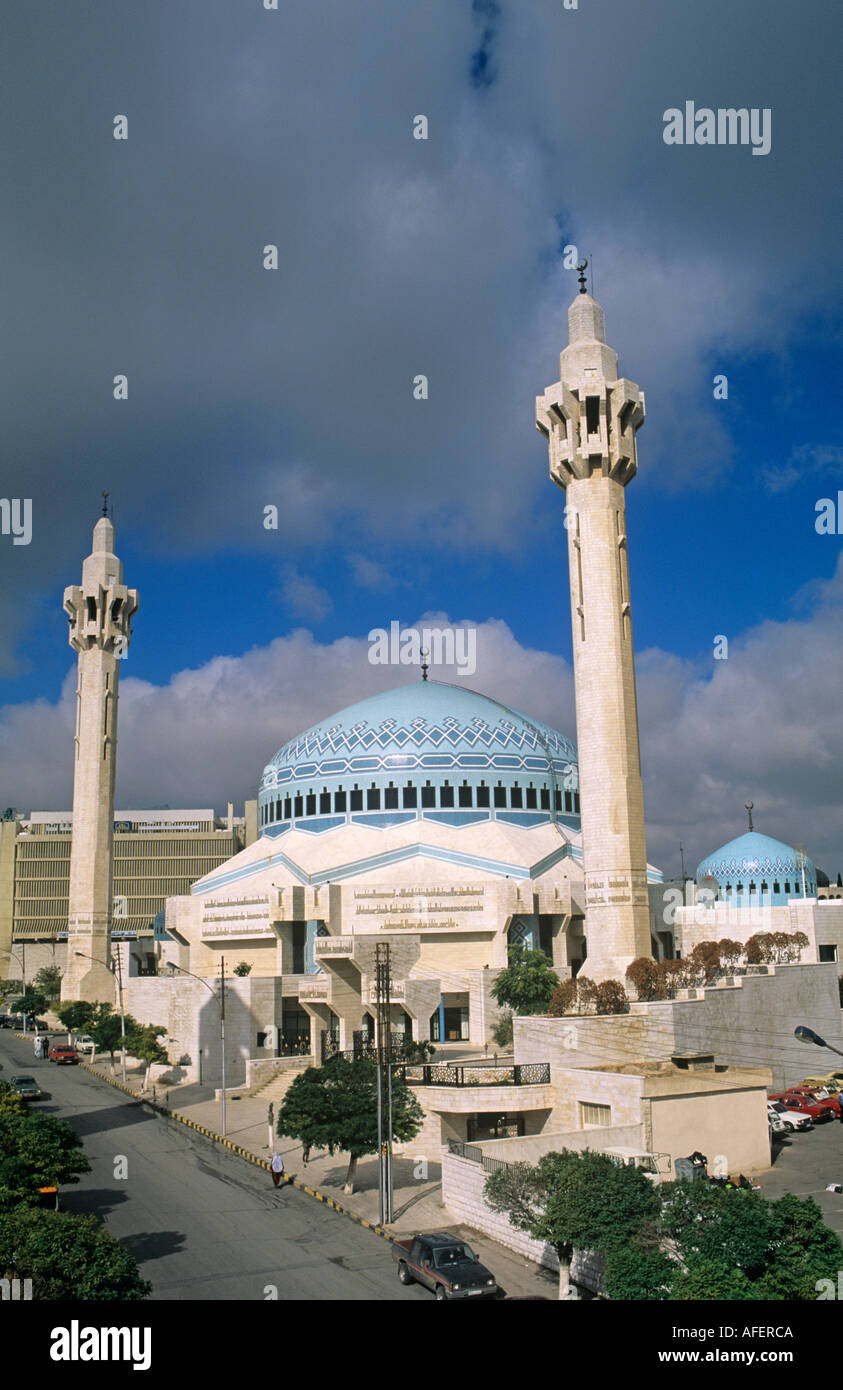 King Abdullah Mosque Amman Jordan Stock Photo - Alamy