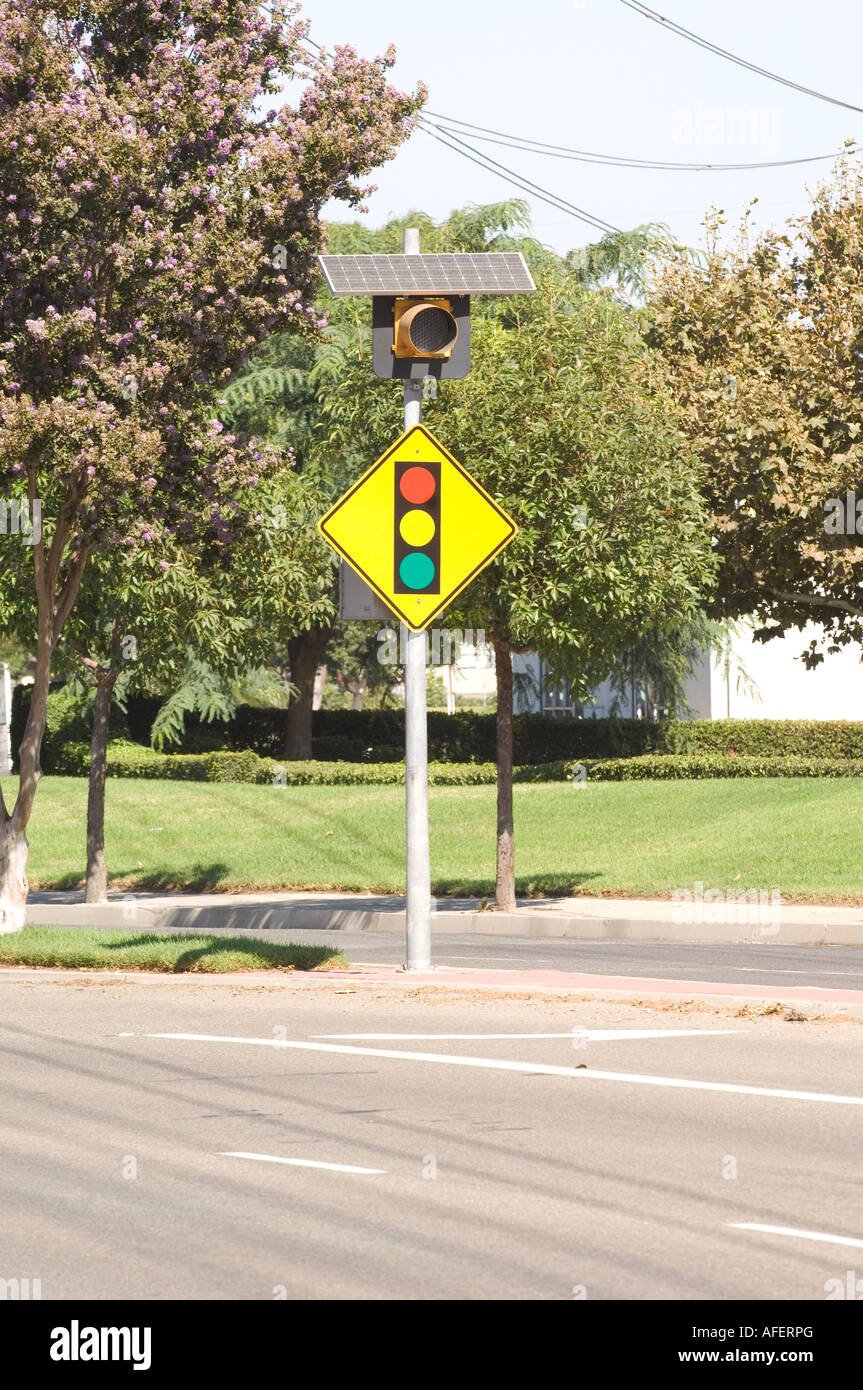 Solar led traffic sign High Resolution Stock Photography and Images - Alamy