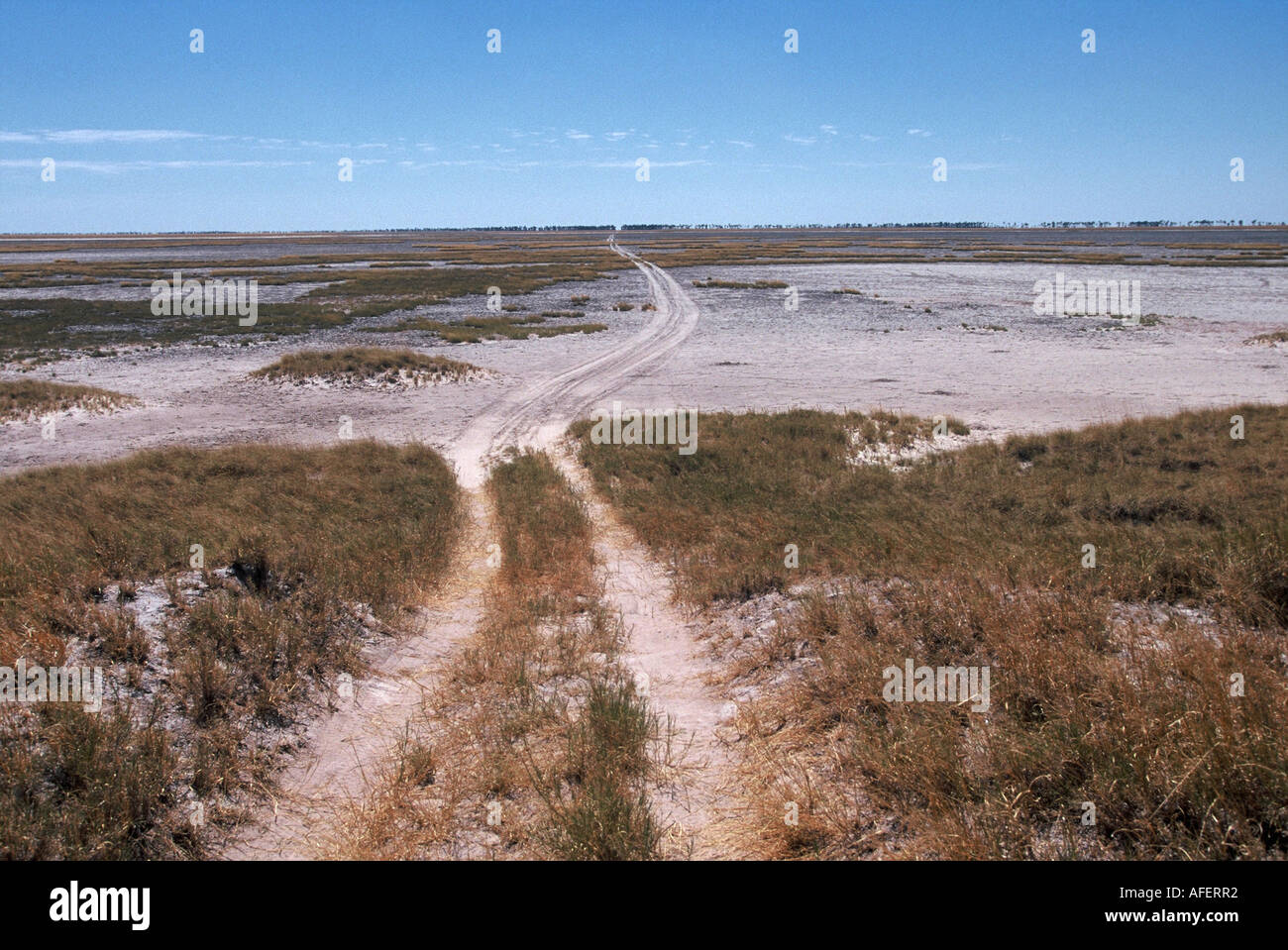 Track through the Pans Stock Photo - Alamy
