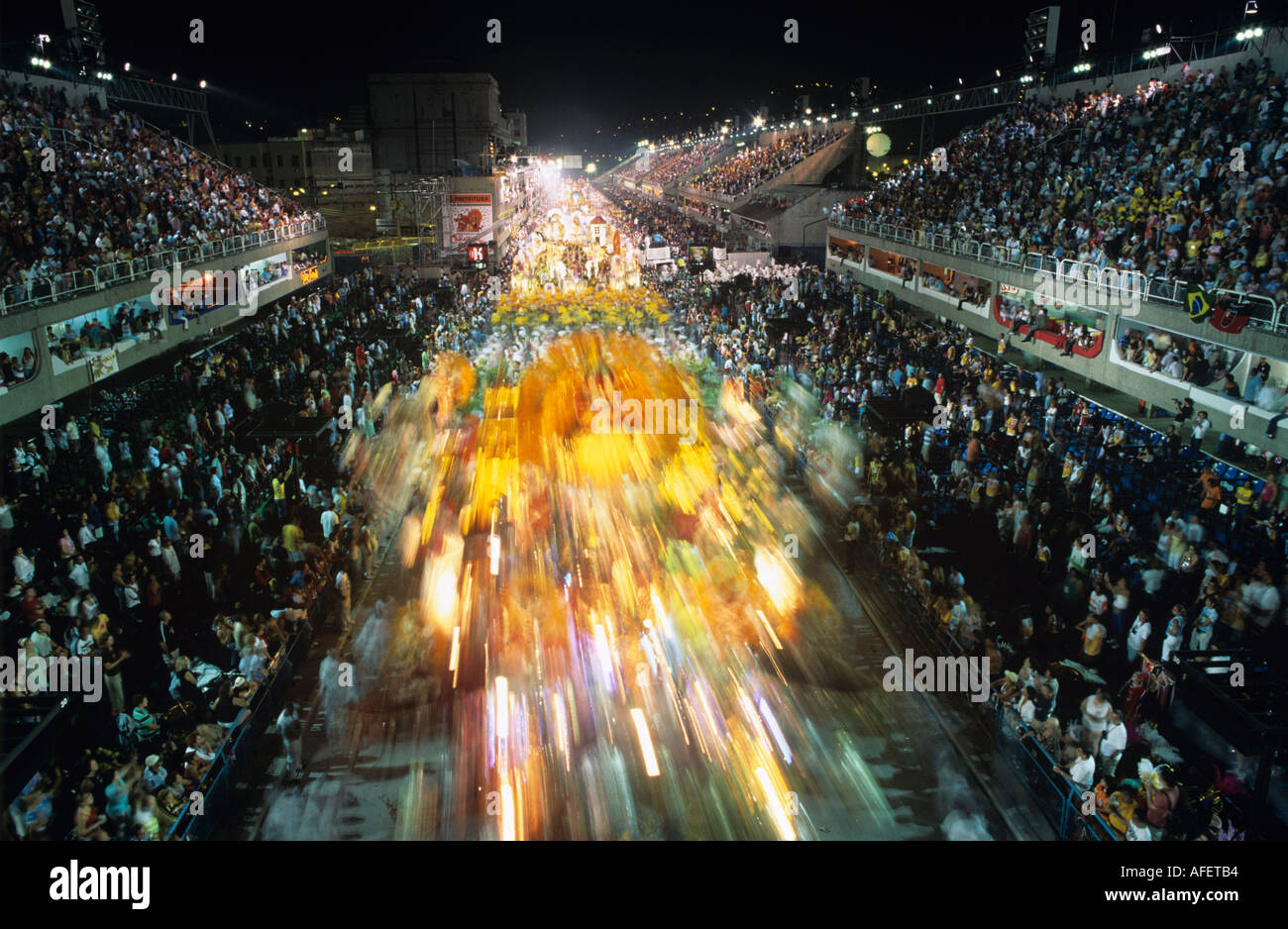 View of Sambadrome Carnival Rio de Janeiro Brazil Stock Photo - Alamy