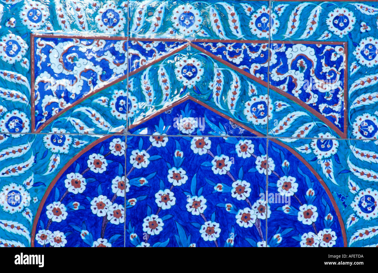 Wall Tiles Topkapi Palace Istanbul Stock Photo - Alamy