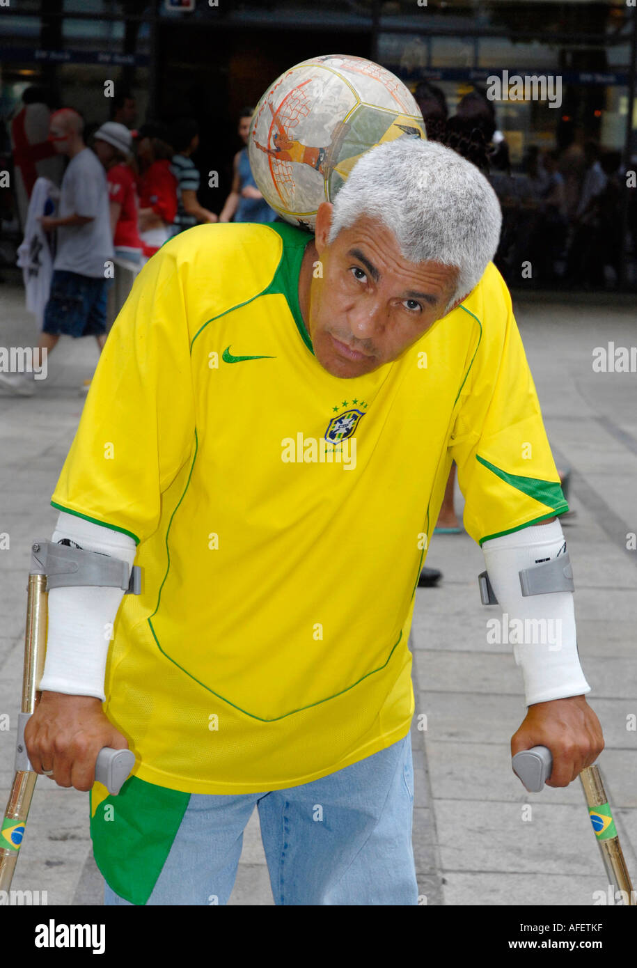 Disabled football fan hi-res stock photography and images - Alamy