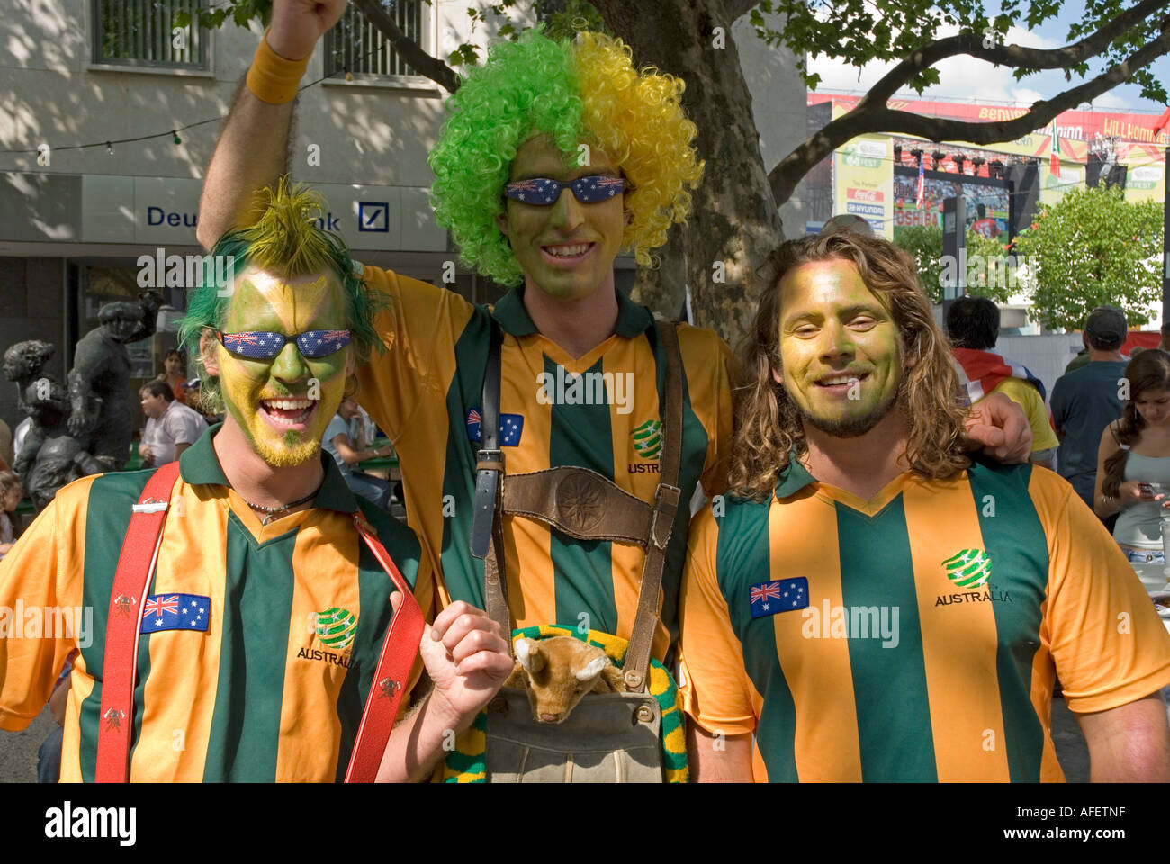 Australian supporters in Kaiserslauten for the Italy v Australia World ...