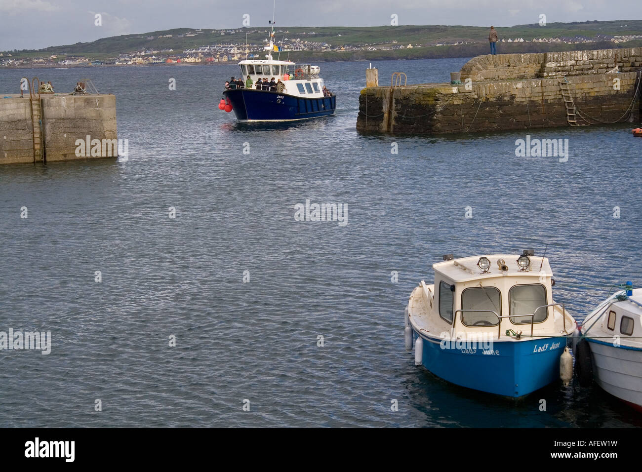 Liscannor Harbour County Clare Ireland Stock Photo - Alamy