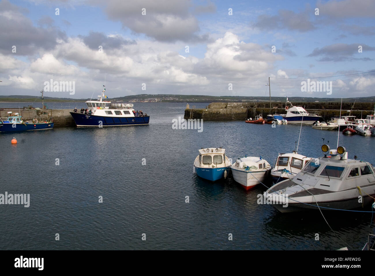 Liscannor Harbour County Clare Ireland Stock Photo - Alamy