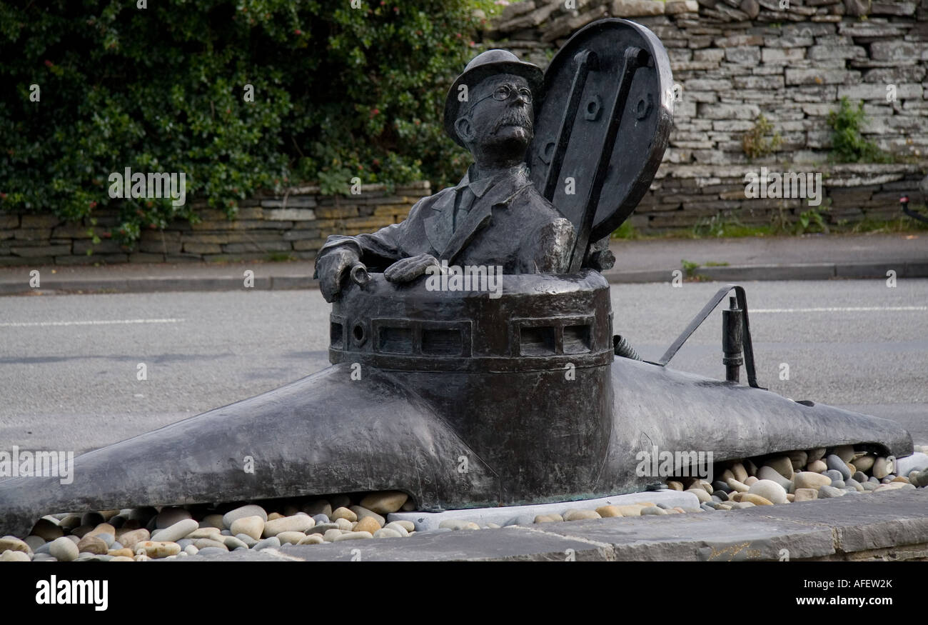 Memorial to John Philip Holland, first submarine inventor and designer ...