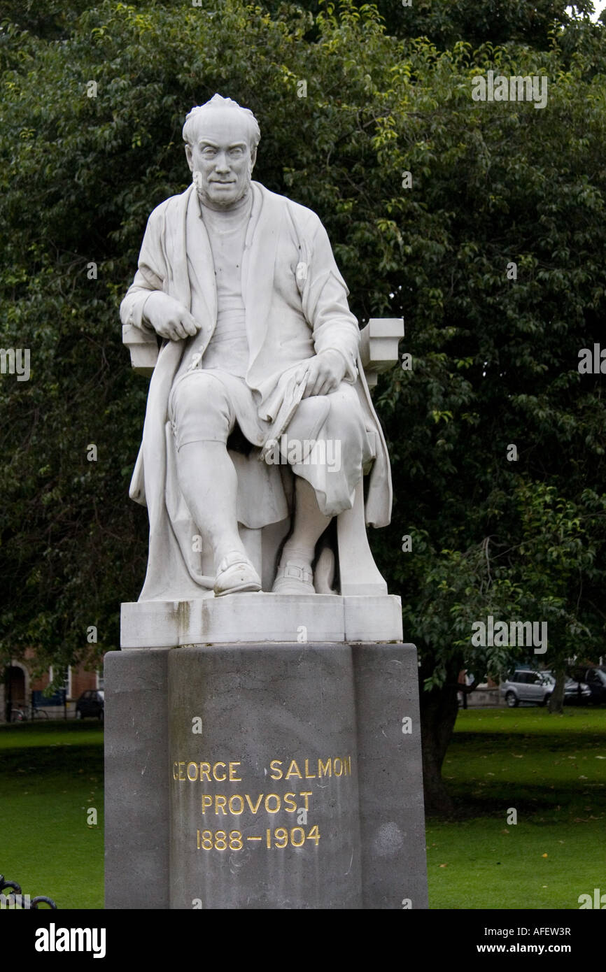 Statue of George Salmon, Provost, at Trinity College Dublin Ireland ...