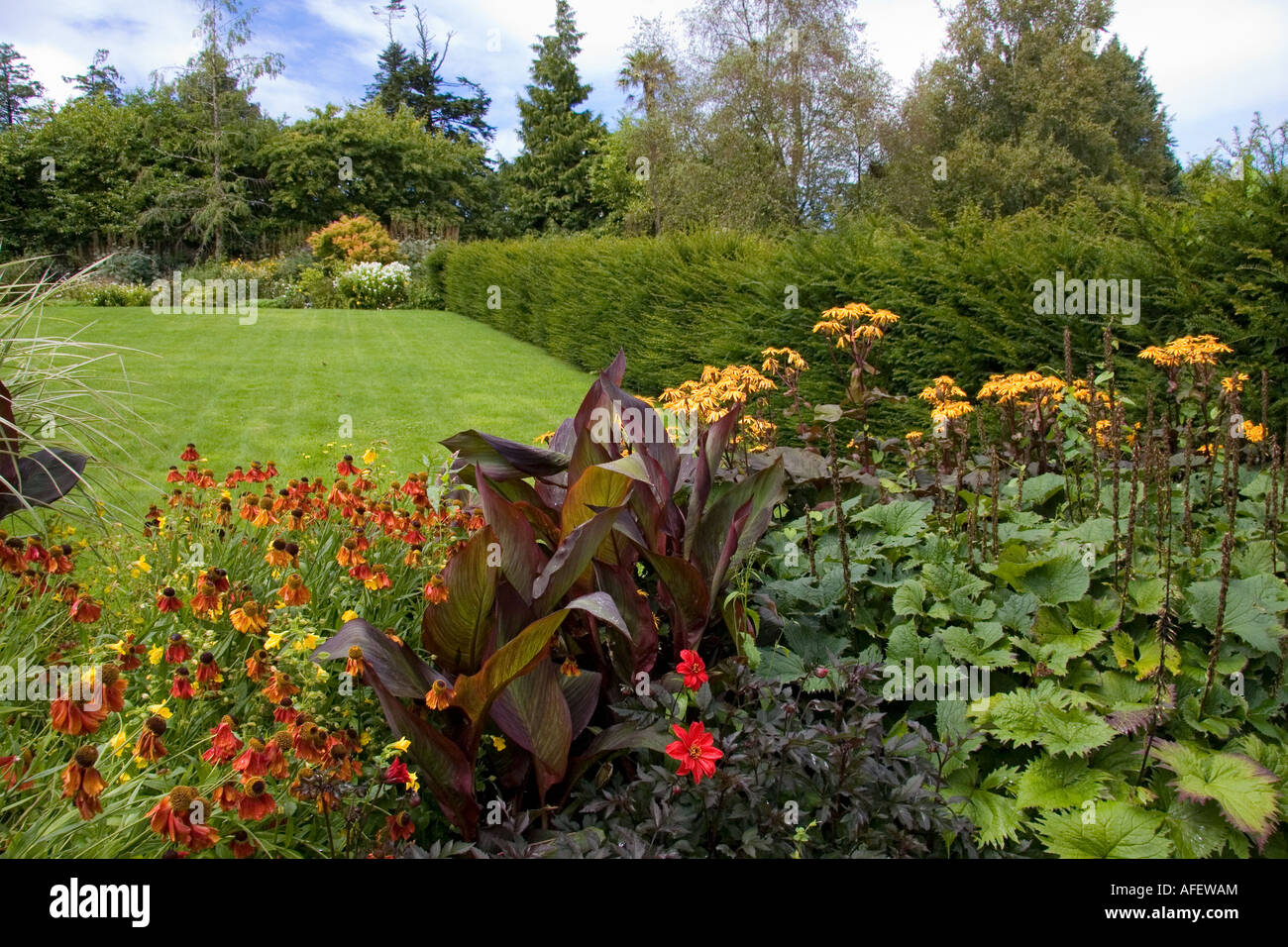 In the Victorian Walled Gardens at Belvedere House County Meath Ireland ...