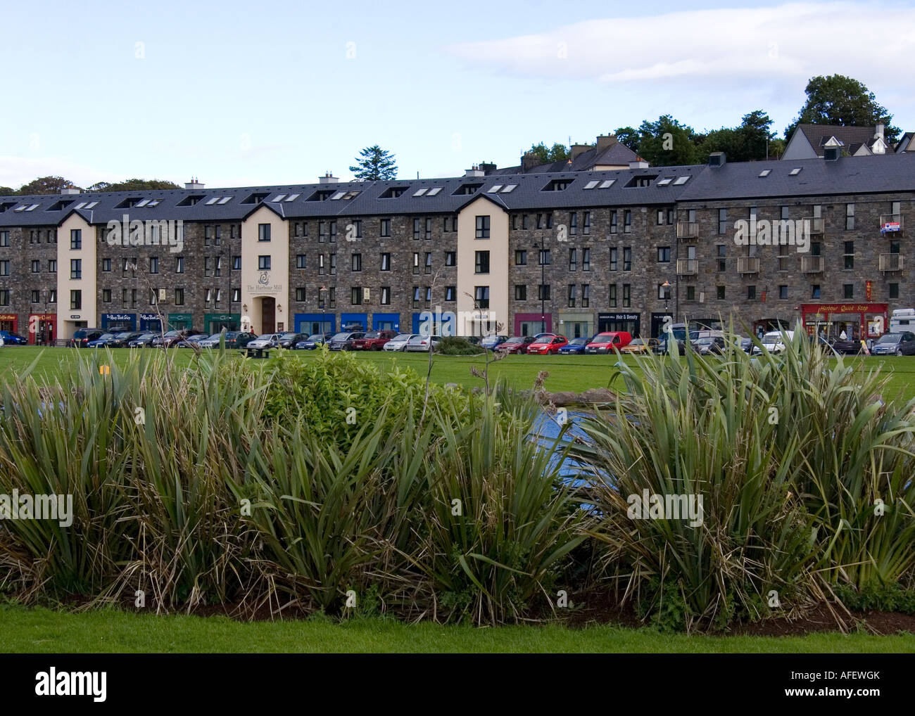 Westport Quay converted mill buildings County Mayo Ireland Stock Photo ...