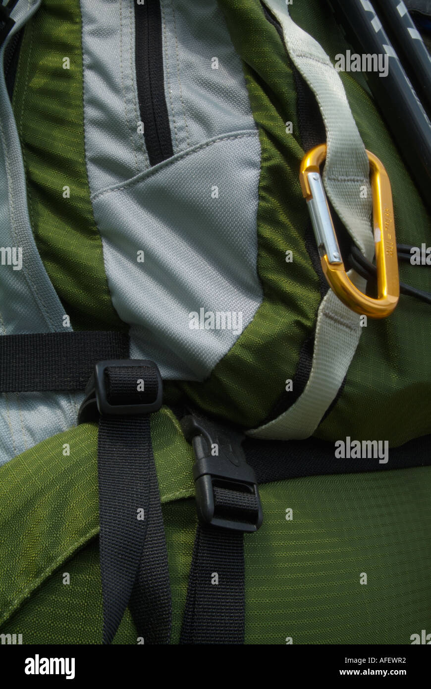 Attached to rucksack hi-res stock photography and images - Alamy
