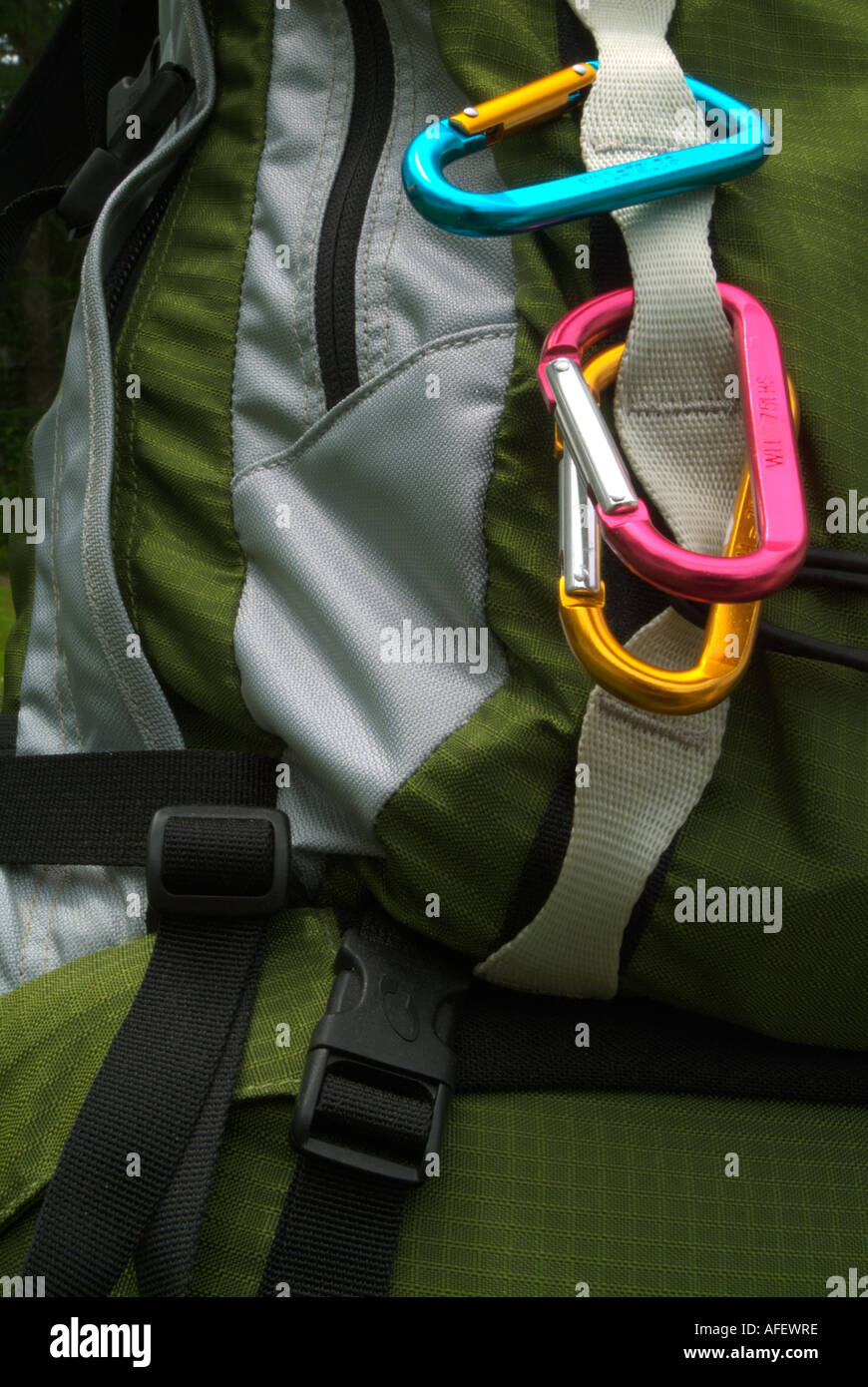 Attached to rucksack hi-res stock photography and images - Alamy