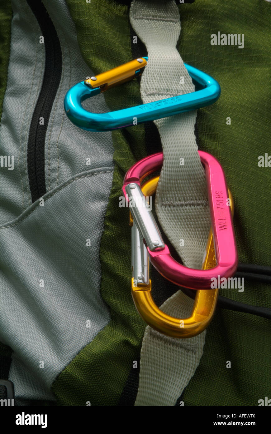 Attached to rucksack hi-res stock photography and images - Alamy