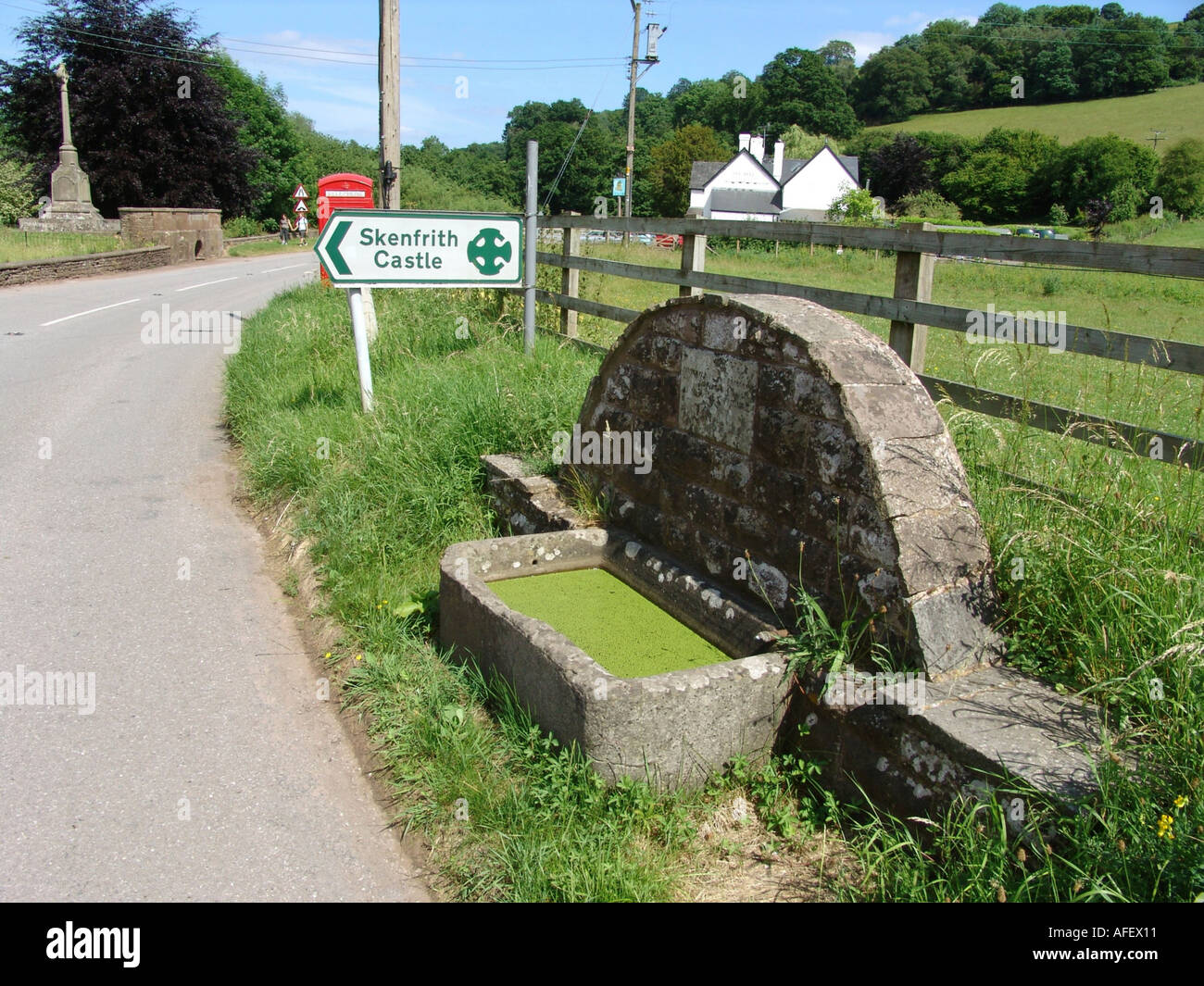 Skenfrith village hi-res stock photography and images - Alamy