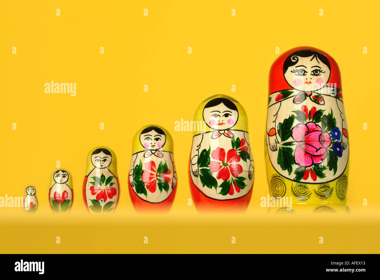 Russian doll matryoshka wooden hi-res stock photography and images - Alamy