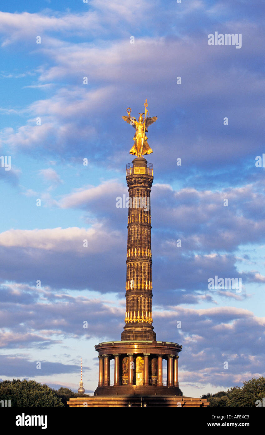 Siegessaule Victory Column Berlin Germany Stock Photo - Alamy