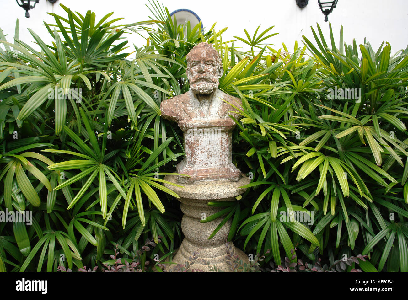 Portuguese sculpture Macau China Stock Photo - Alamy