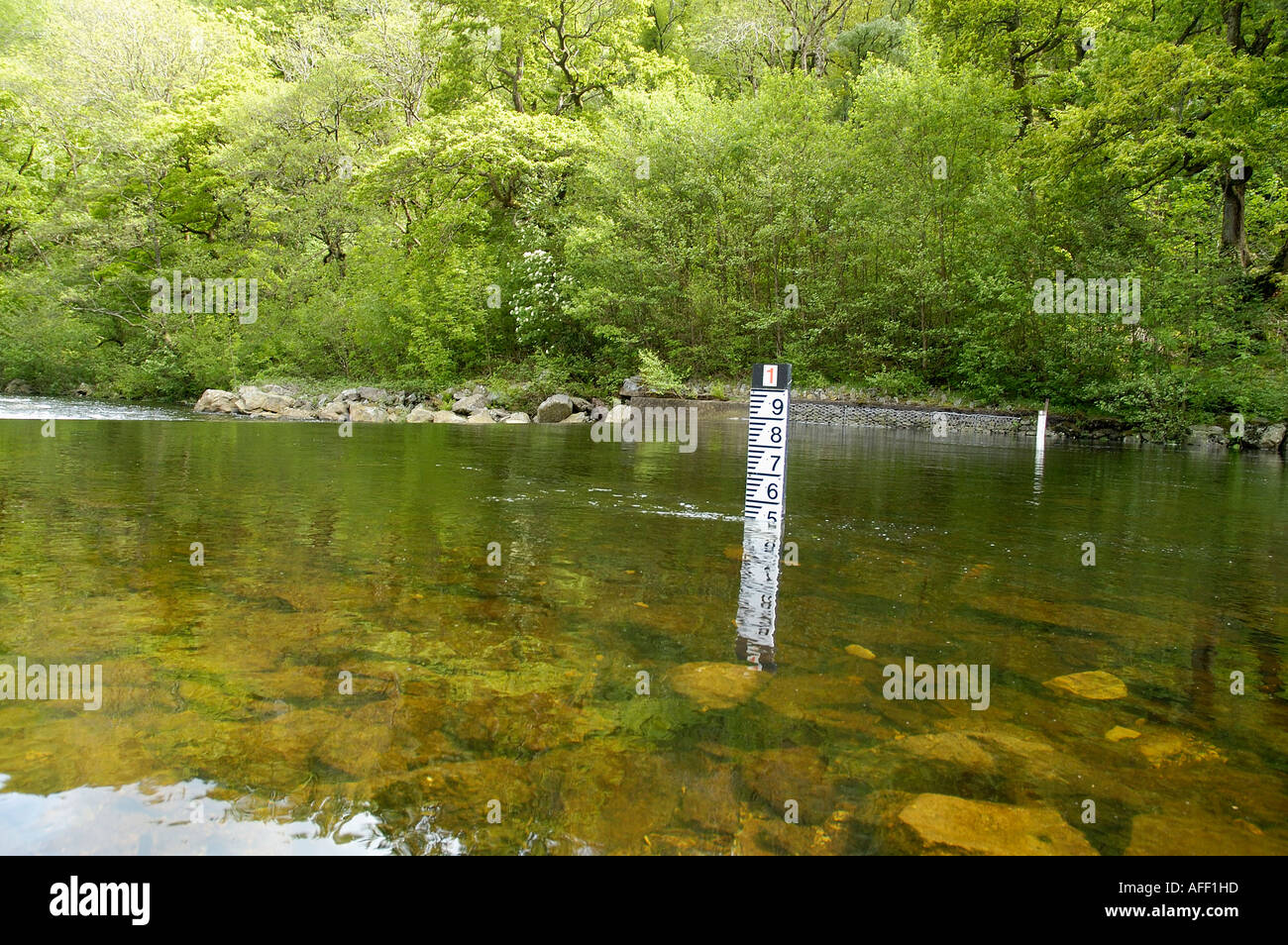 Flood water marker hi-res stock photography and images - Alamy