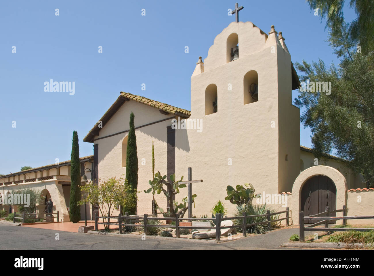 California Central Coast Santa Ynez Valley Solvang Santa Ines Mission ...