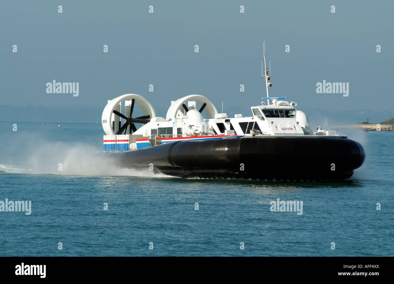Solent Express BHT 130 Type Hovercraft on The Solent in Hampshire ...