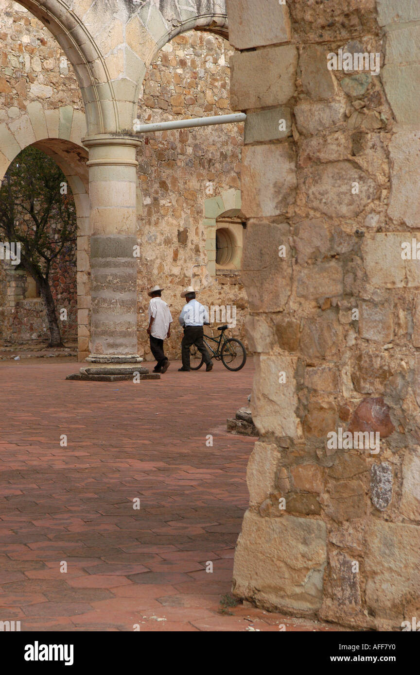 Villa de Etla, Dominican complex in the Oaxaca valley Mexico Stock ...