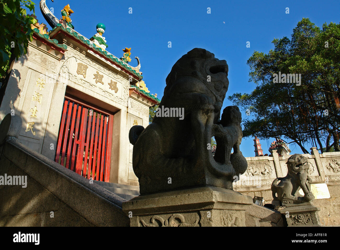 A Ma temple Matsu temple in Macau China Stock Photo - Alamy