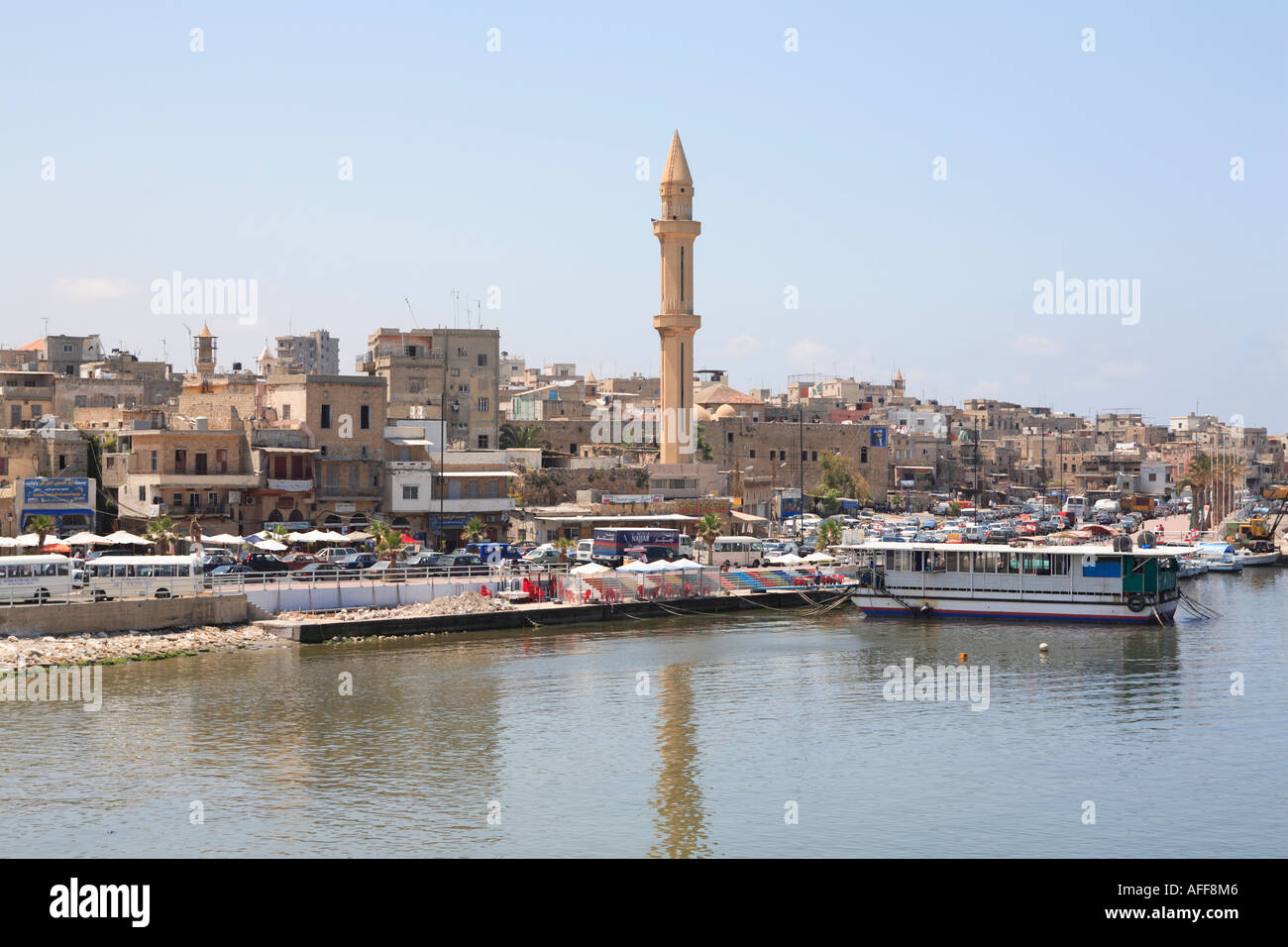 Port City of Sidon or Saida Lebanon May 2006 Stock Photo - Alamy