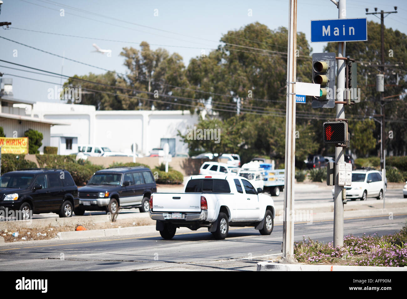 Main Street El Segundo, West Los Angeles, California, USA Stock Photo ...