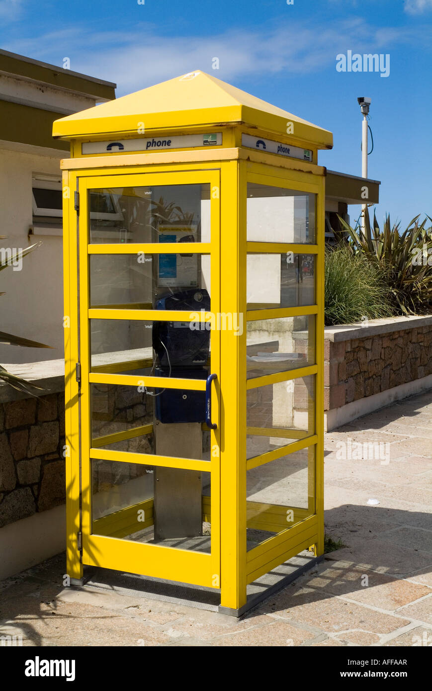 Jersey telephone box hi-res stock photography and images - Alamy