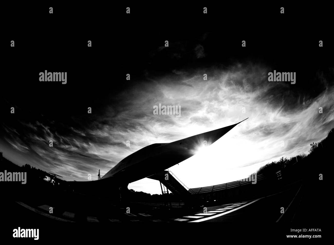 Concorde concept at MAN Manchester Airport Stock Photo - Alamy