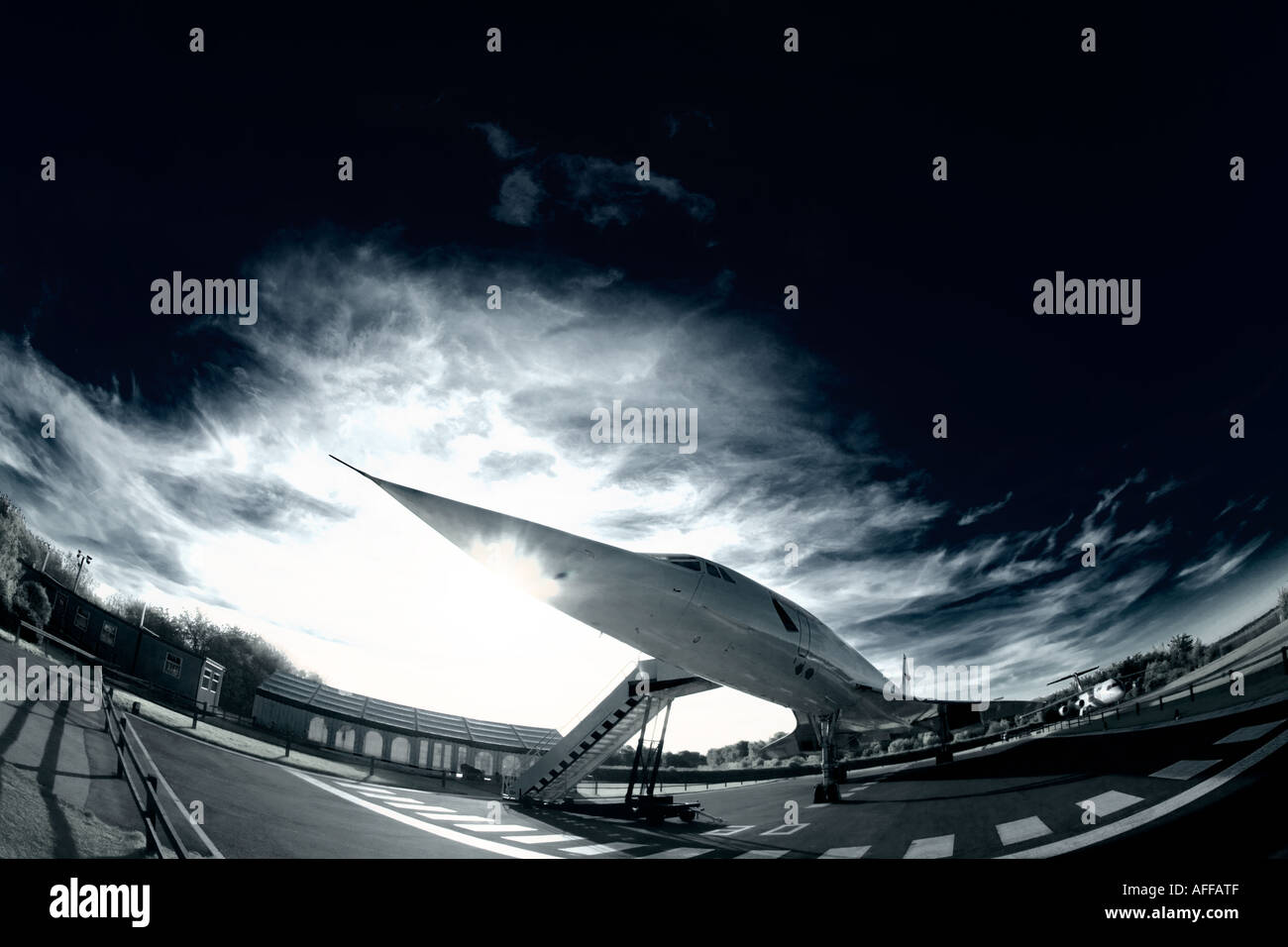 Concorde concept at MAN Manchester Airport Stock Photo - Alamy