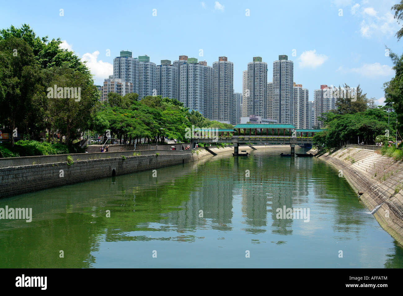 Housing estates in New Territories Hong Kong China Stock Photo - Alamy
