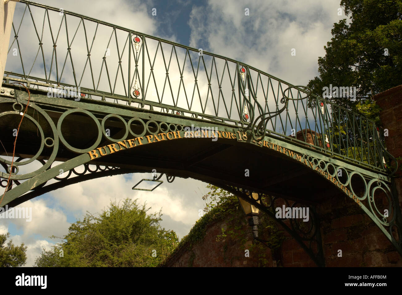 Burnet Patch Bridge Exeter Devon UK Stock Photo - Alamy