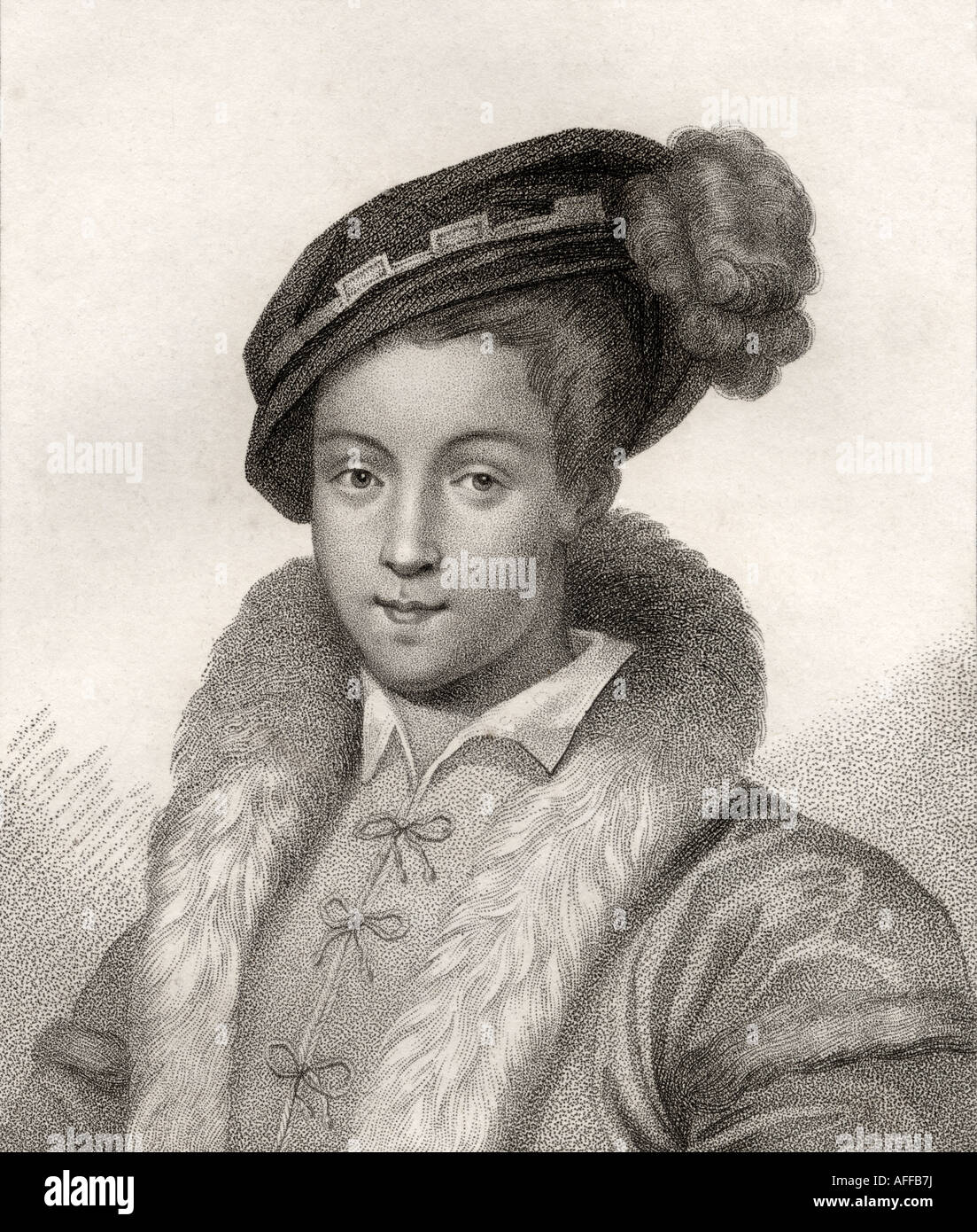 Edward VI, 1537 - 1553. King of England and Ireland Stock Photo - Alamy