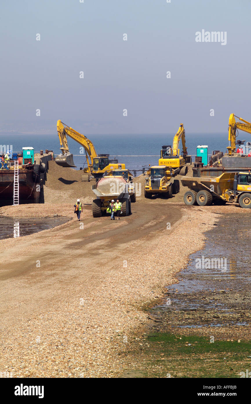 Sea defence building in whitstable kent Stock Photo - Alamy