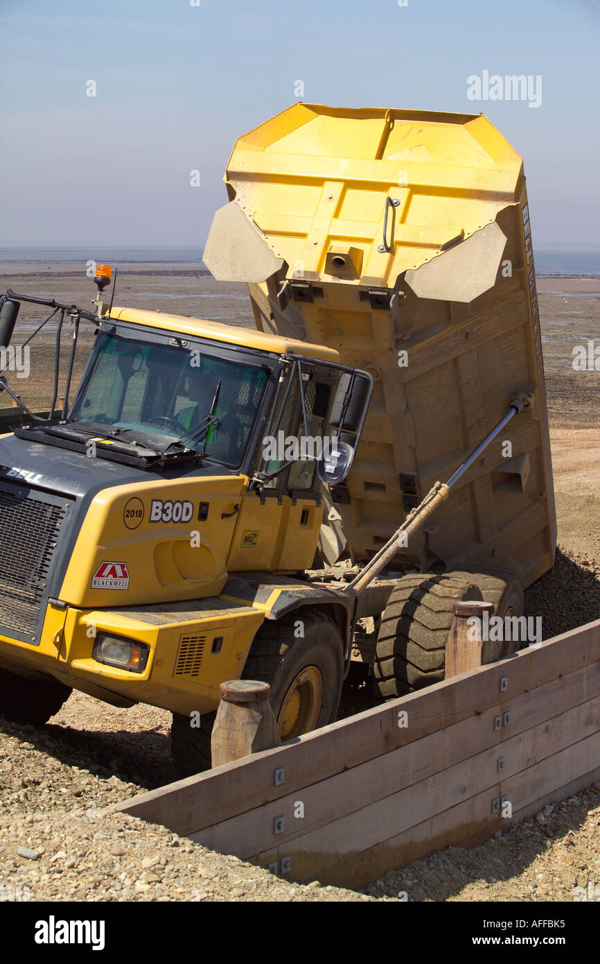 Sea defence building in whitstable kent Stock Photo - Alamy