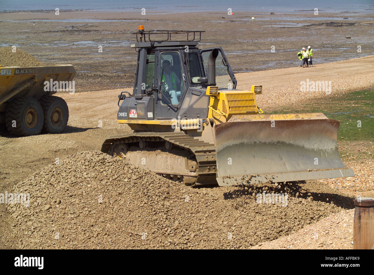 Sea defence building in whitstable kent Stock Photo - Alamy